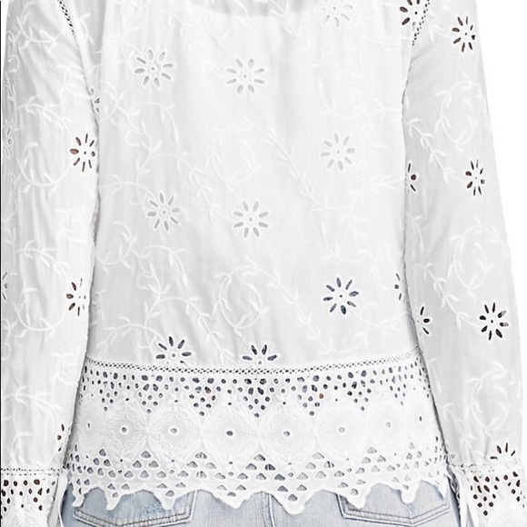 Polo Ralph Lauren | Jackets & Coats | Polo Ralph Lauren White Eyelet ...